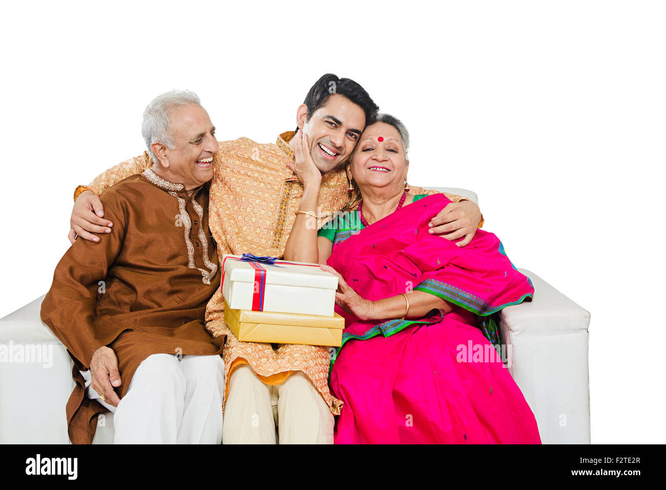 Indian woman with her son hi-res stock photography and images - Alamy