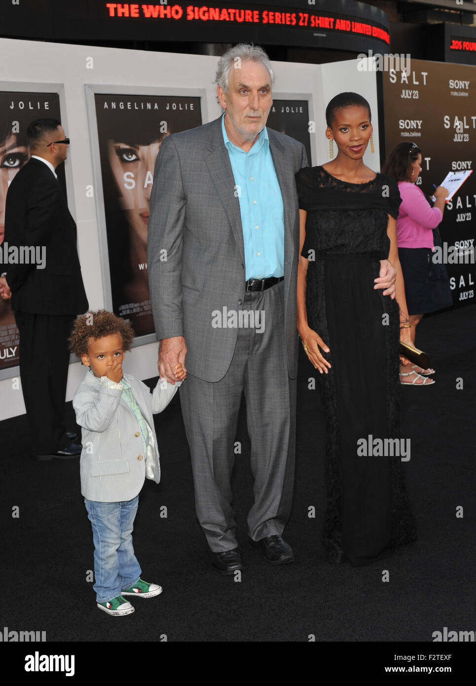 LOS ANGELES, CA - JULY 19, 2010: Director Phillip Noyce & family at the ...