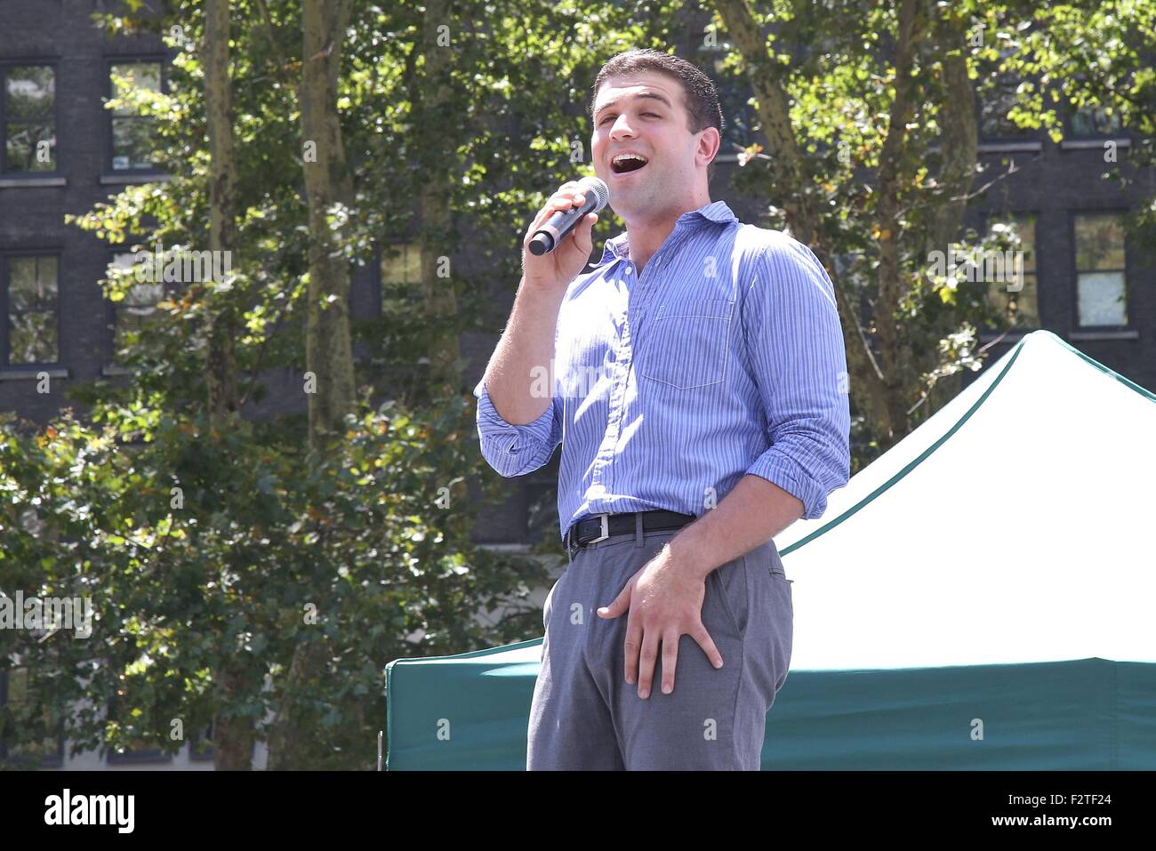 Week 3 of the Broadway In Bryant Park concert series, held in Bryant ...