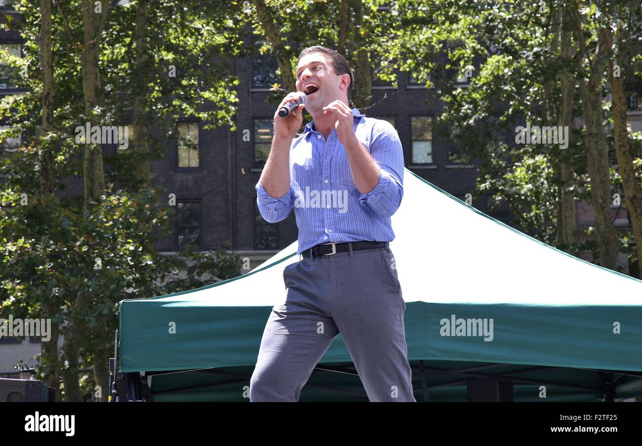 Week 3 of the Broadway In Bryant Park concert series, held in Bryant ...