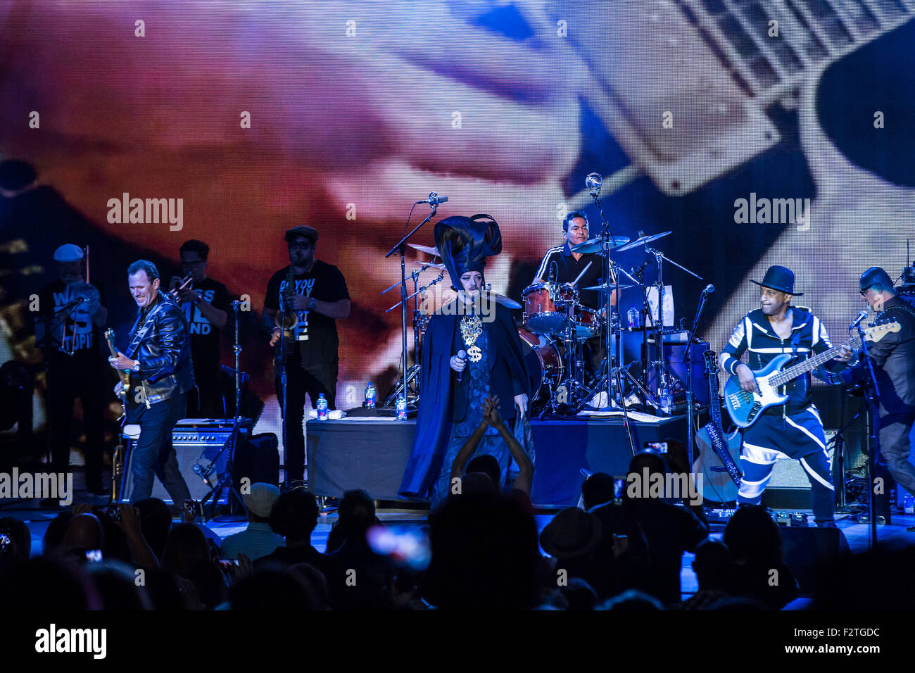 Culture Club perform live at the Greek Theater Featuring: Boy George ...