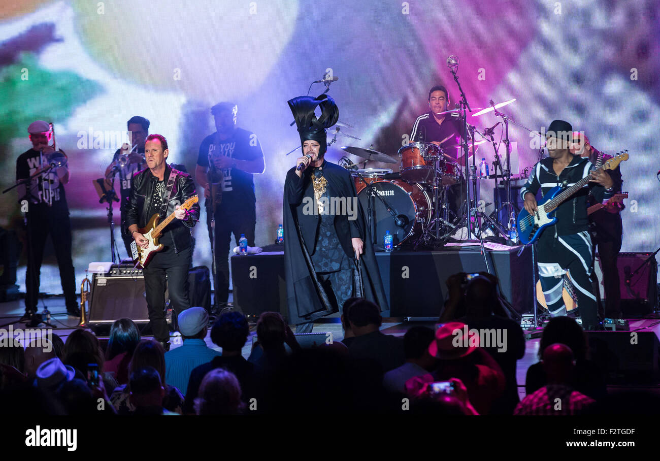 Culture Club perform live at the Greek Theater Featuring: Boy George ...
