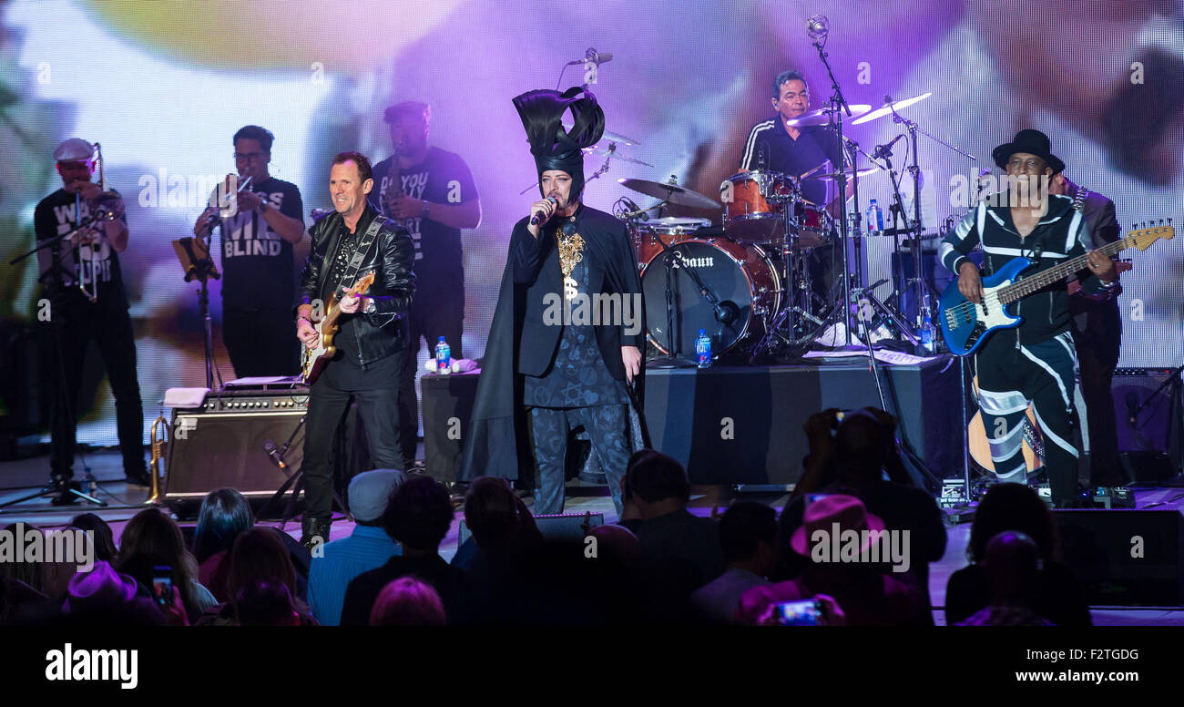 Culture Club perform live at the Greek Theater Featuring: Boy George ...