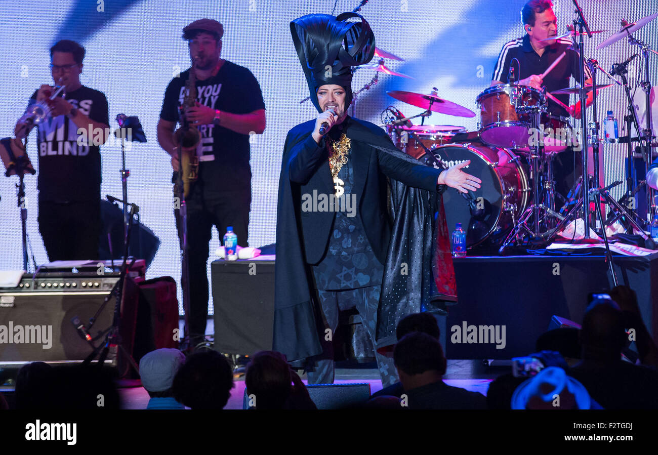 Culture Club perform live at the Greek Theater Featuring: Boy George ...