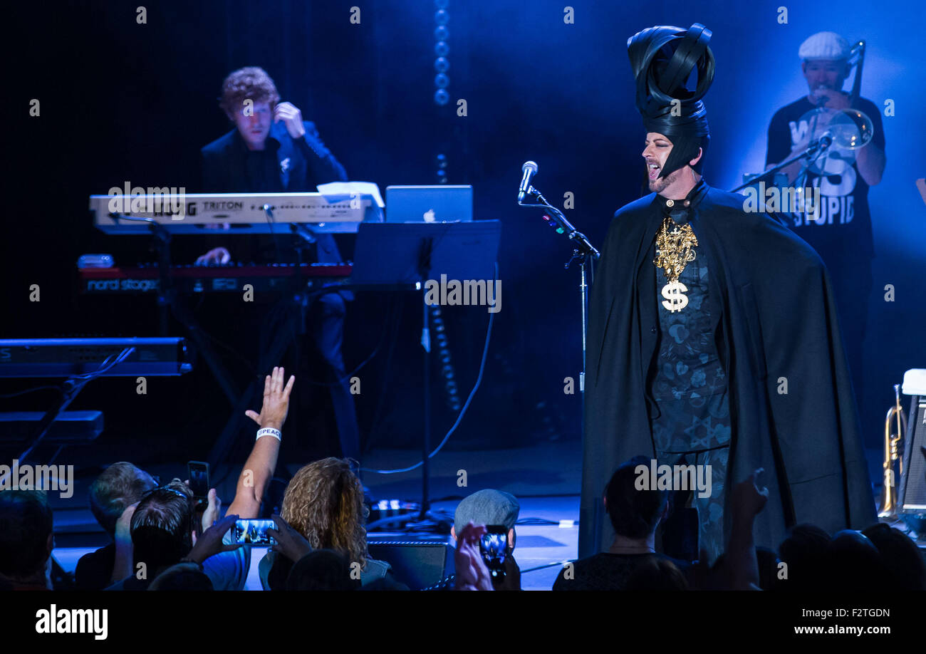 Culture Club perform live at the Greek Theater Featuring: Boy George ...
