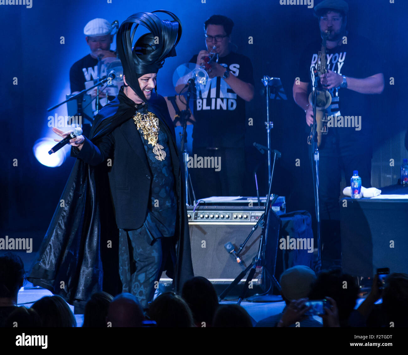 Culture Club perform live at the Greek Theater Featuring: Boy George ...
