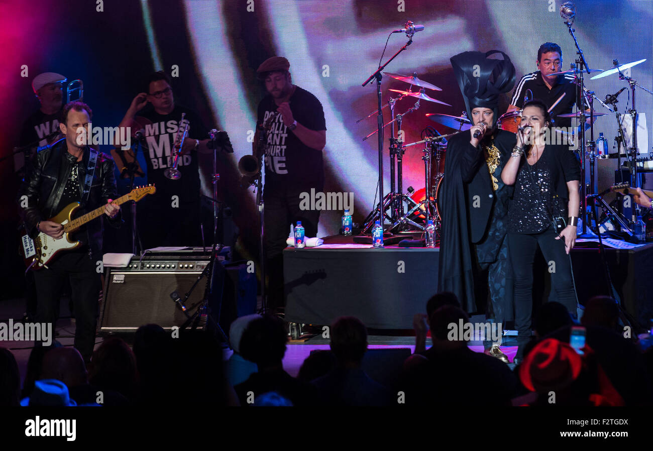 Culture Club perform live at the Greek Theater Featuring: Boy George ...