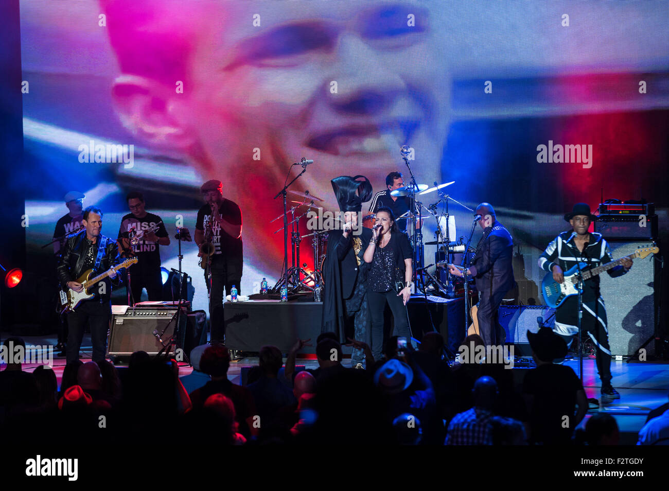 Culture Club perform live at the Greek Theater Featuring: Boy George ...