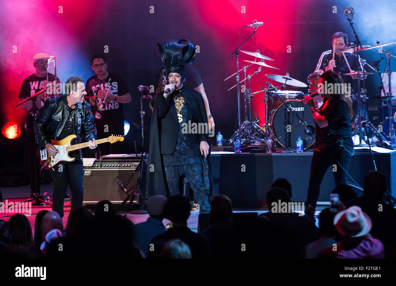 Culture Club perform live at the Greek Theater Featuring: Boy George ...