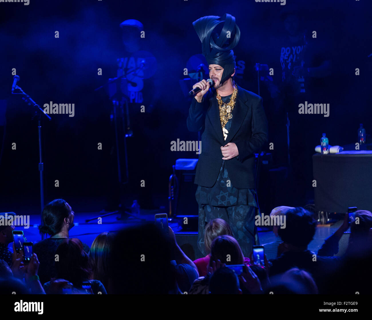 Culture Club perform live at the Greek Theater Featuring: Boy George ...