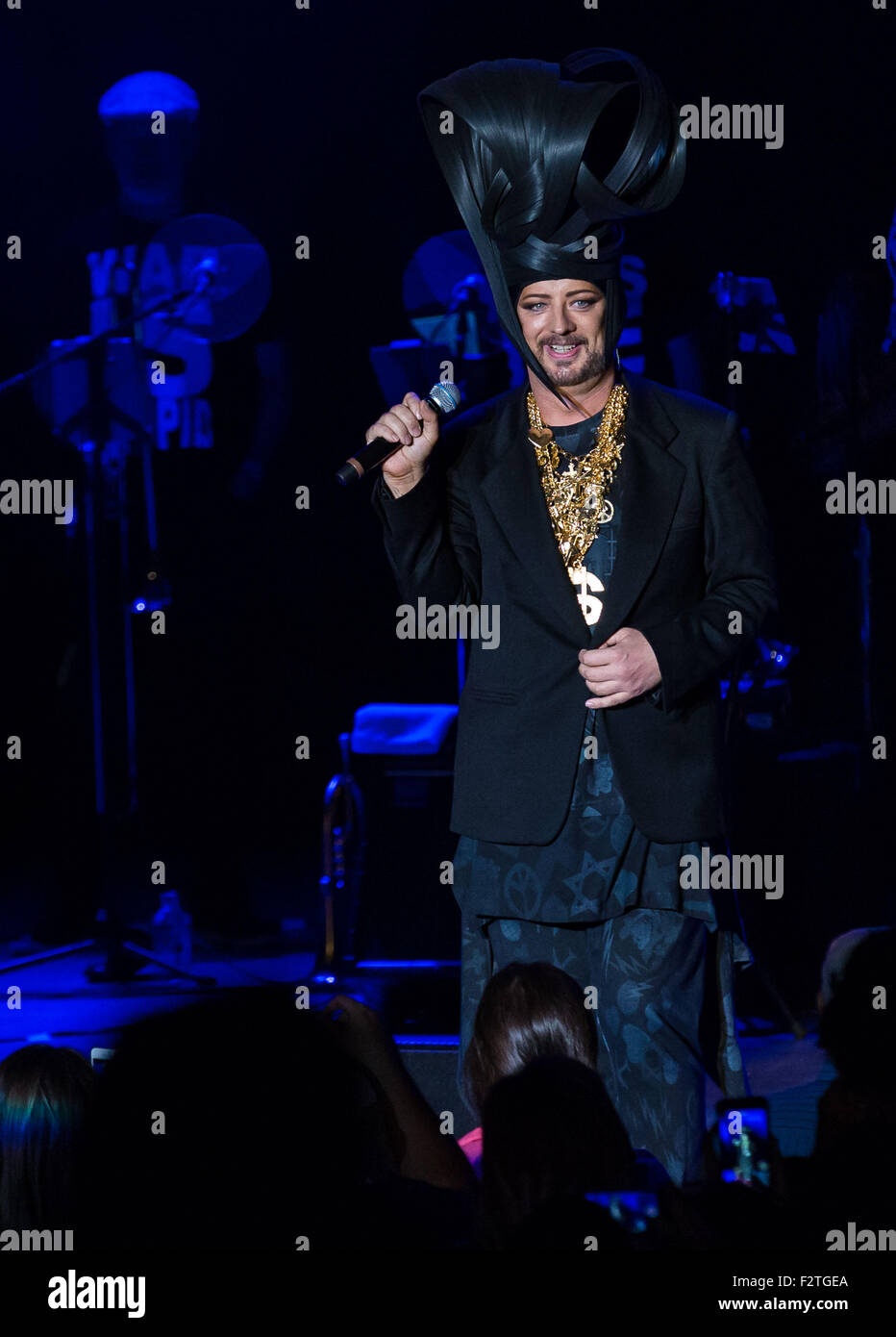 Culture Club perform live at the Greek Theater Featuring: Boy George ...