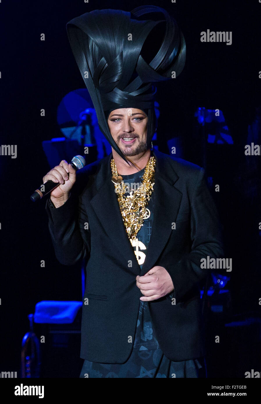 Culture Club perform live at the Greek Theater Featuring: Boy George ...