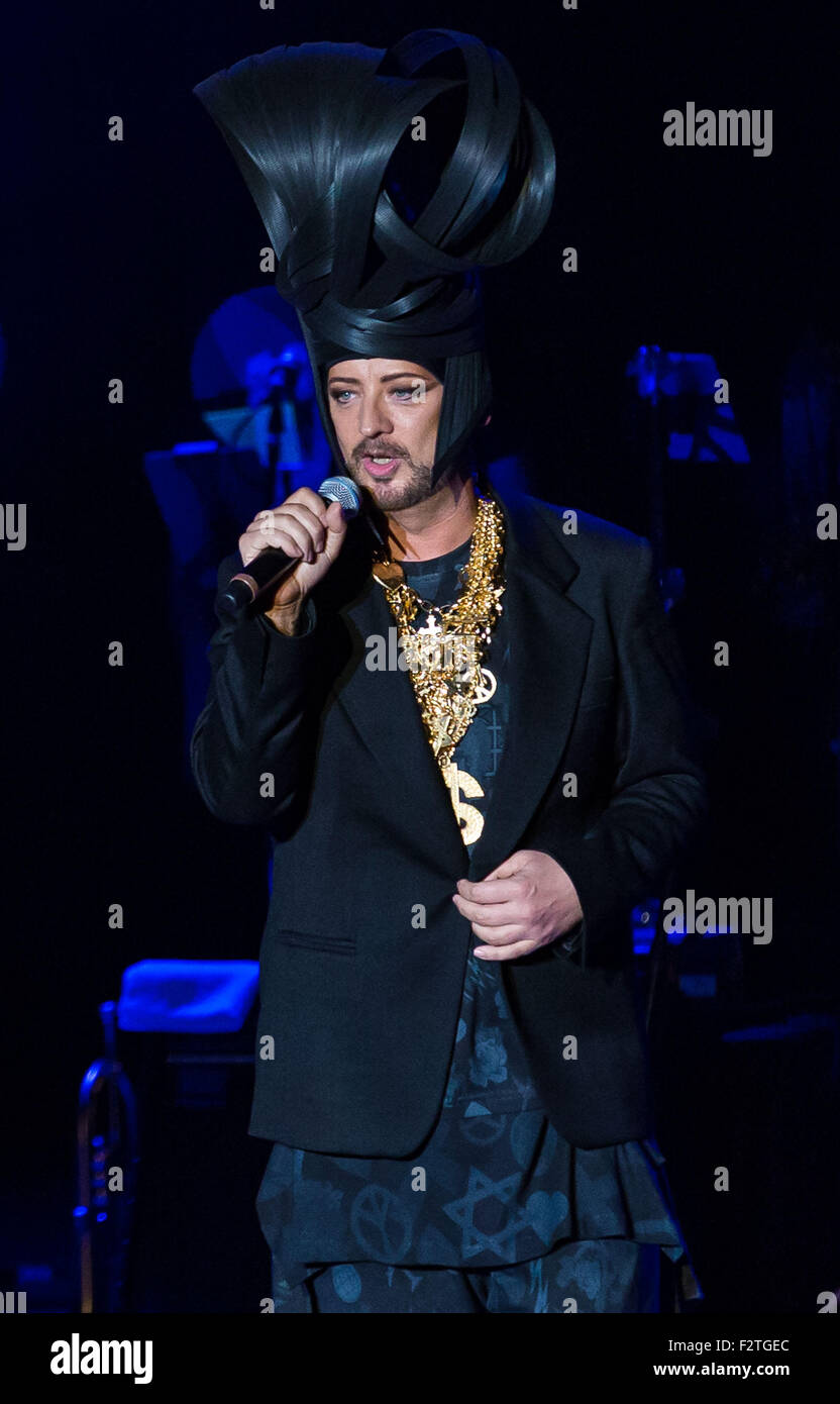 Culture Club perform live at the Greek Theater Featuring: Boy George ...