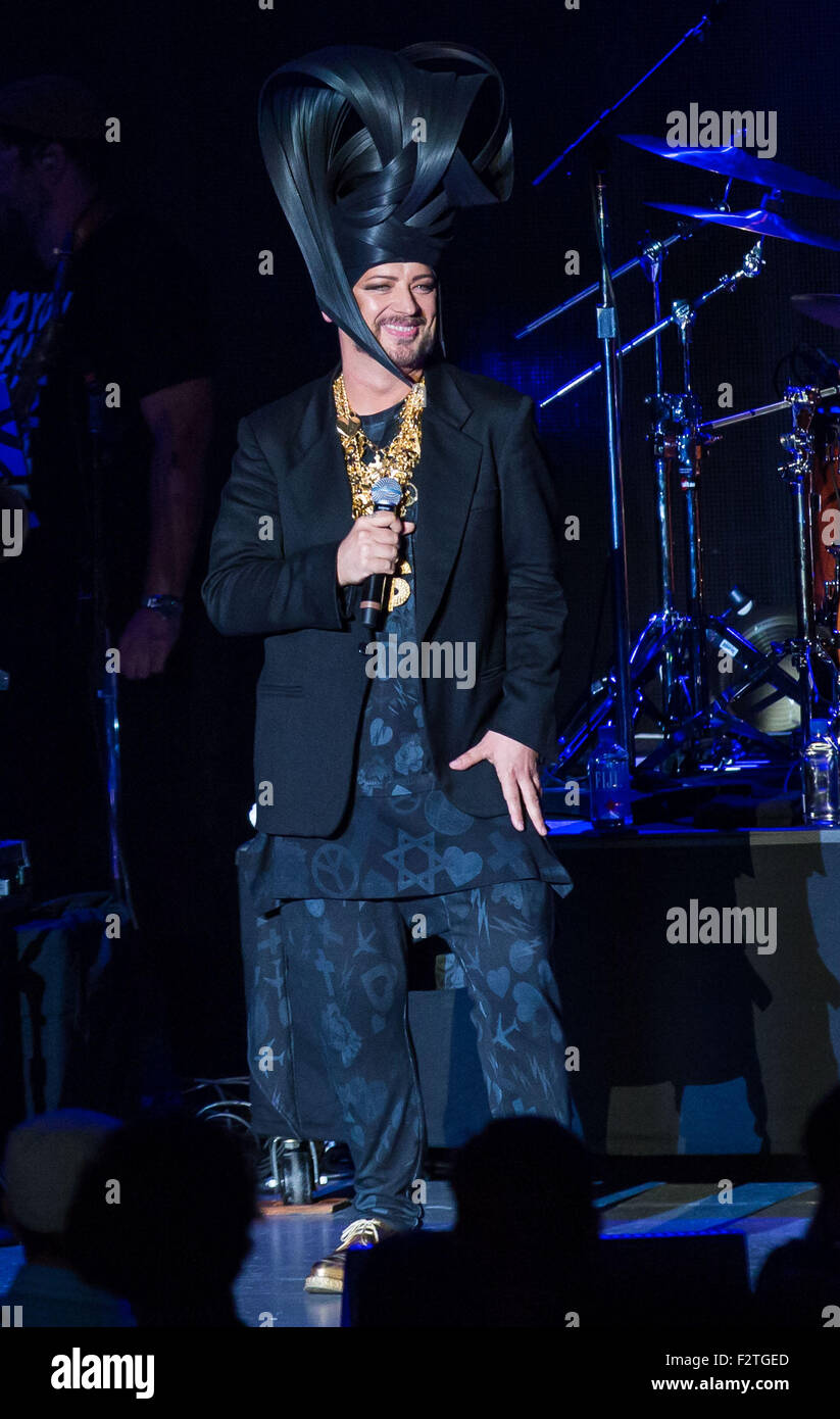 Culture Club perform live at the Greek Theater Featuring: Boy George ...