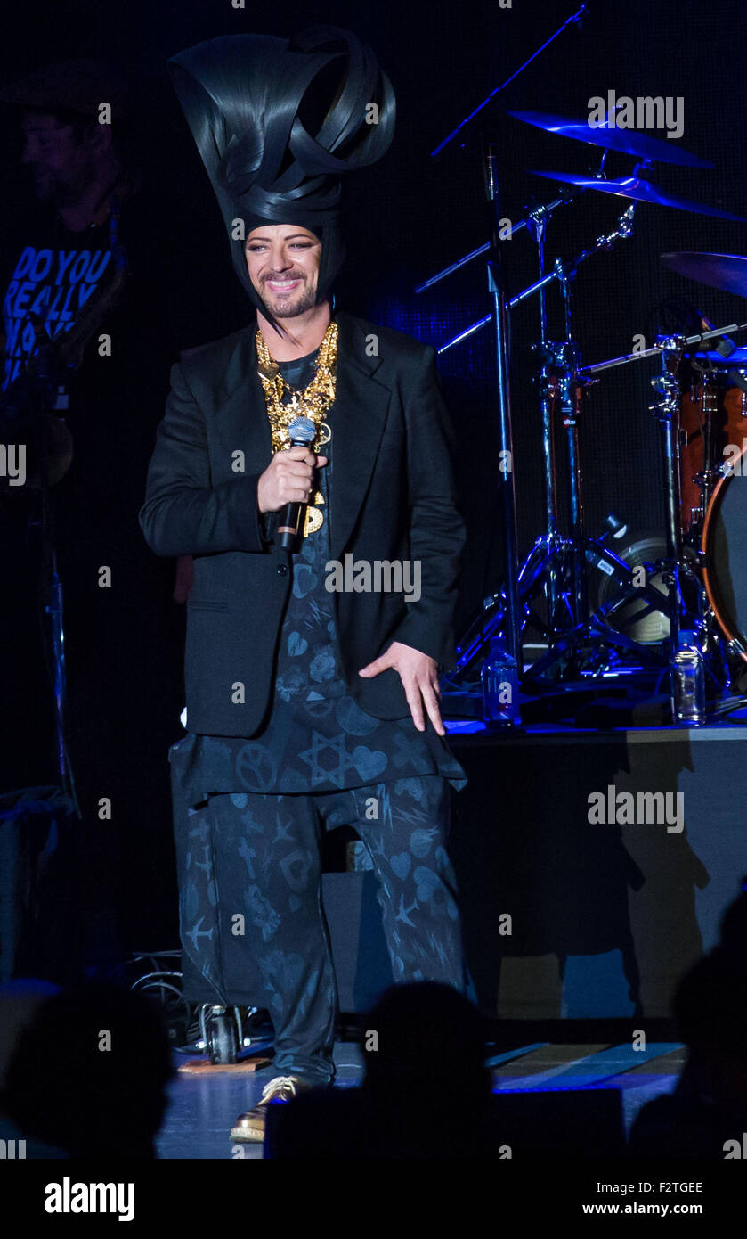 Culture Club perform live at the Greek Theater Featuring: Boy George ...