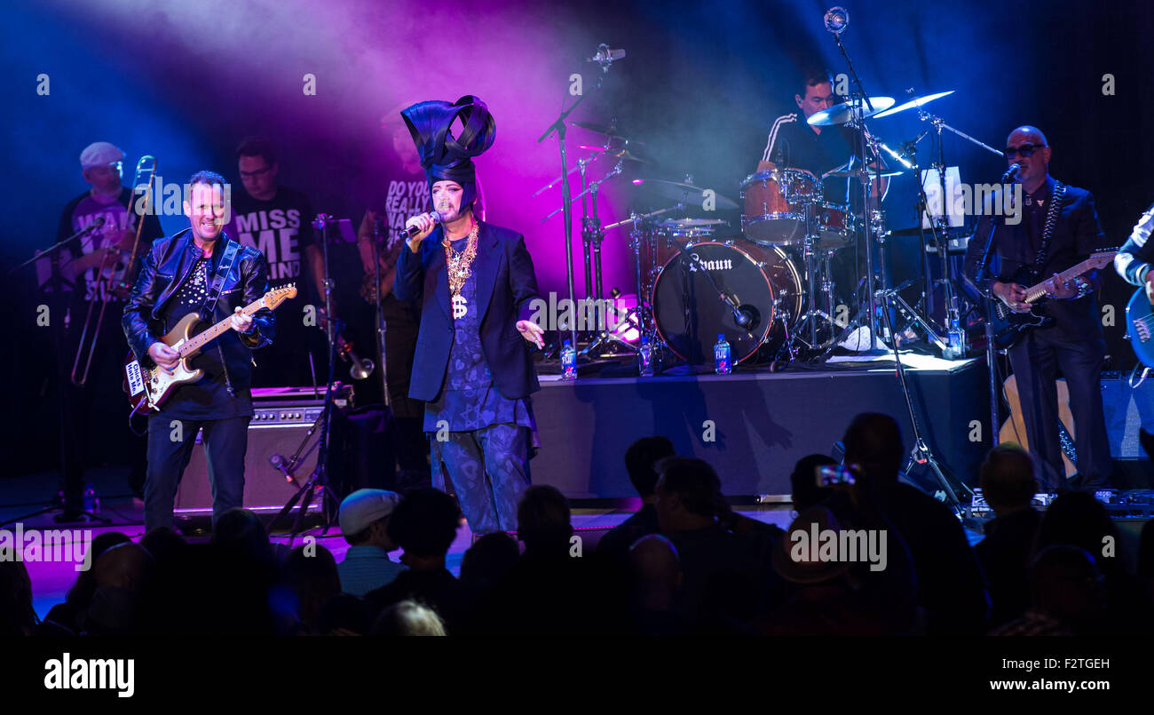 Culture Club perform live at the Greek Theater Featuring: Boy George ...