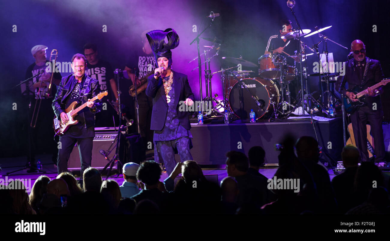 Culture Club perform live at the Greek Theater Featuring: Boy George ...