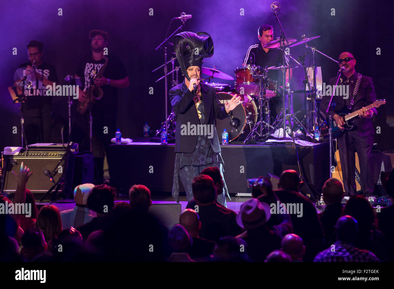 Culture Club perform live at the Greek Theater Featuring: Boy George ...