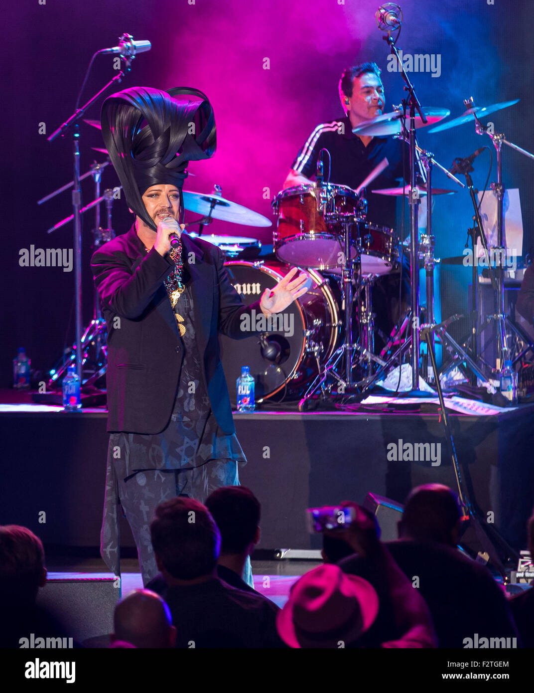 Culture Club perform live at the Greek Theater Featuring: Boy George ...