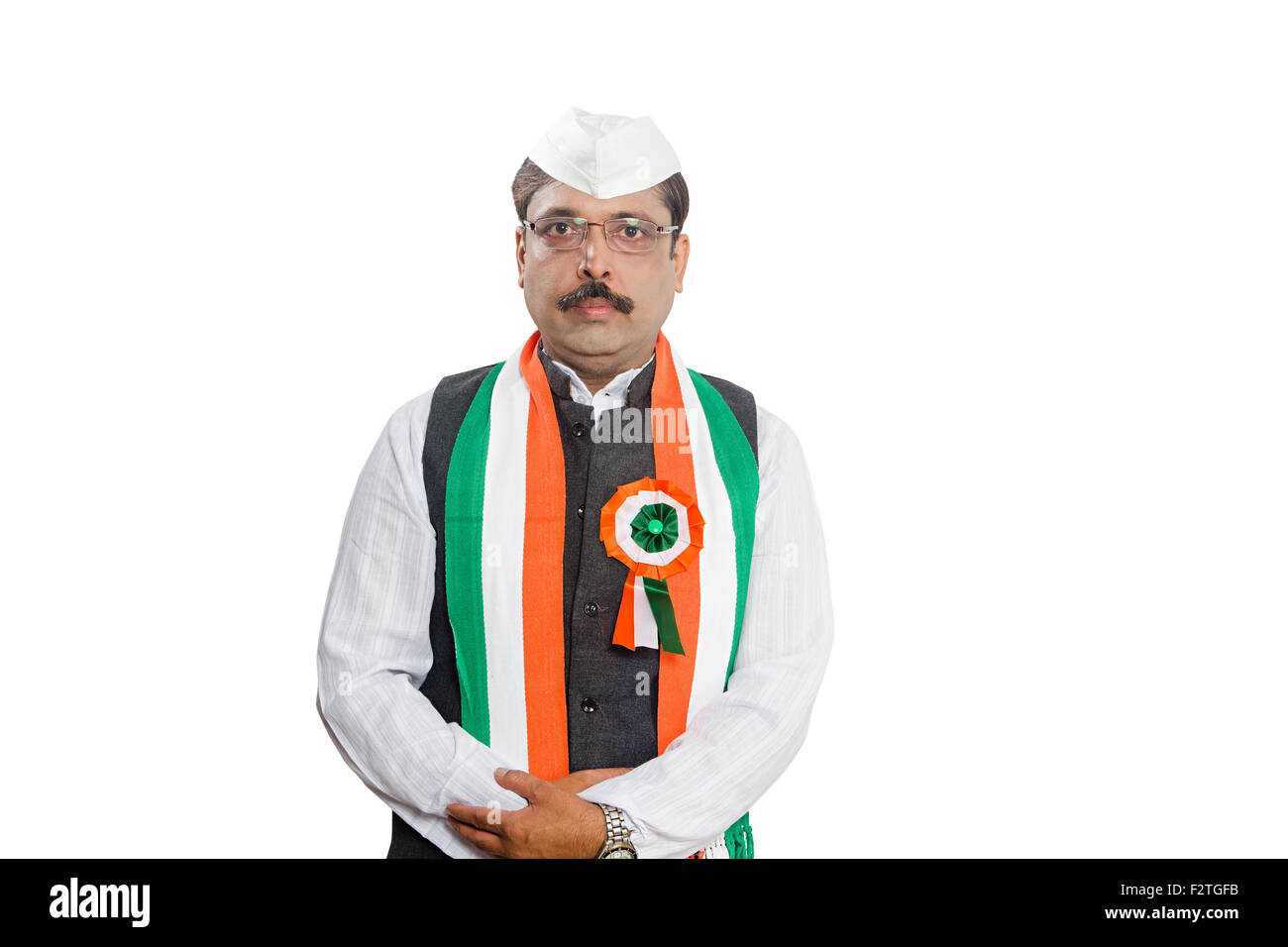1 indian Adult Man Politician Standing Posing Stock Photo - Alamy