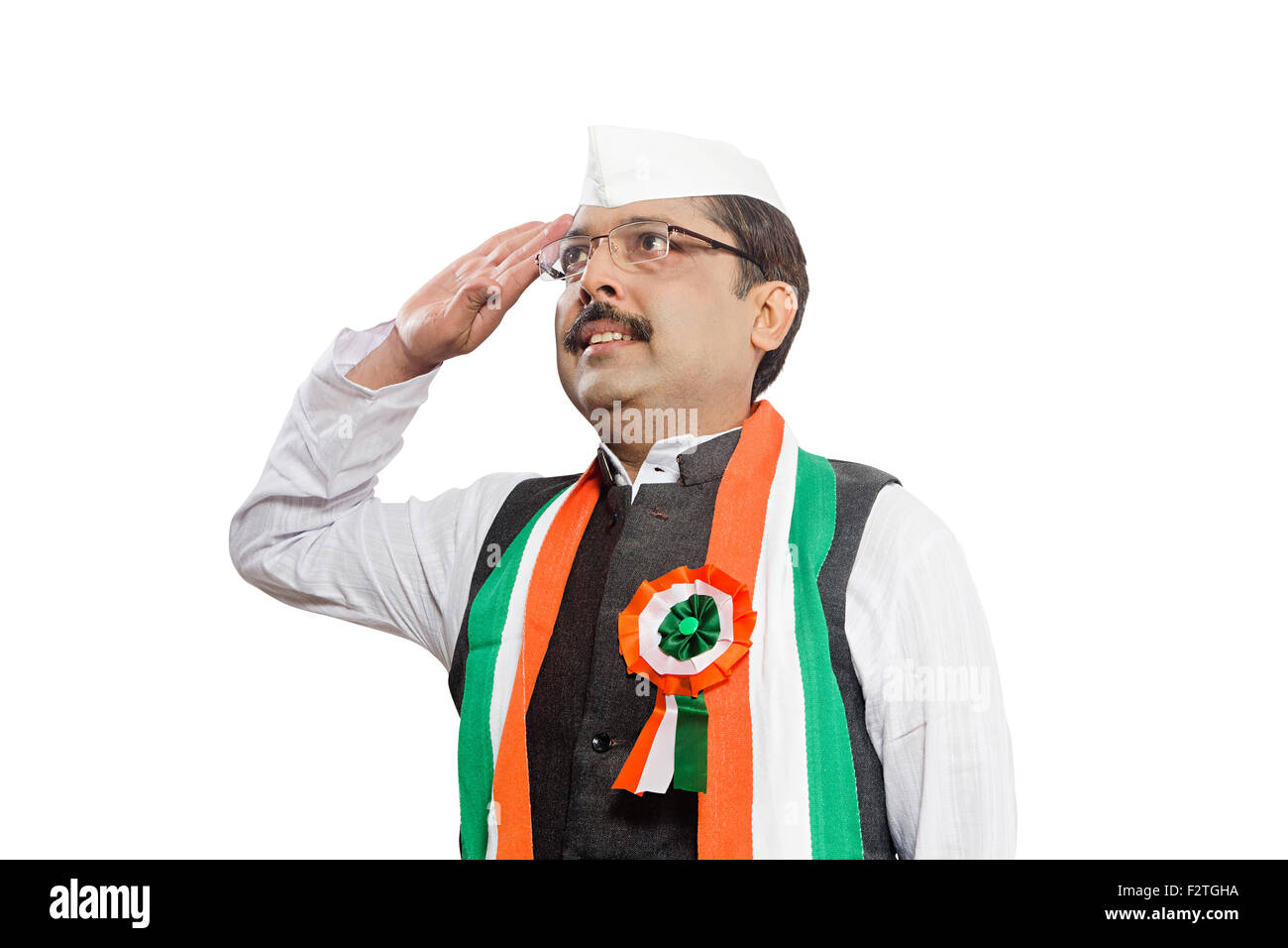 Indian salute hi-res stock photography and images - Alamy