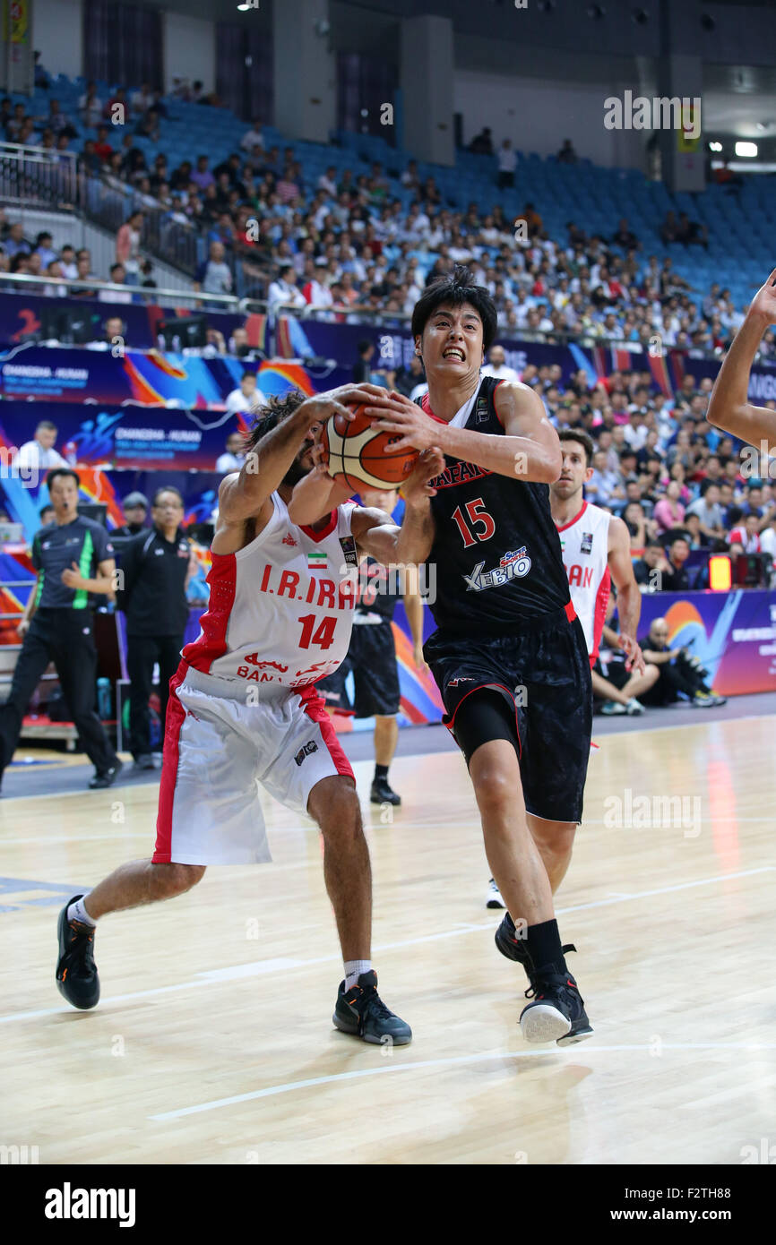 Changsha, China. 23rd Sep, 2015. Mohammadsamad Nik Khahbahrami (IRI ...