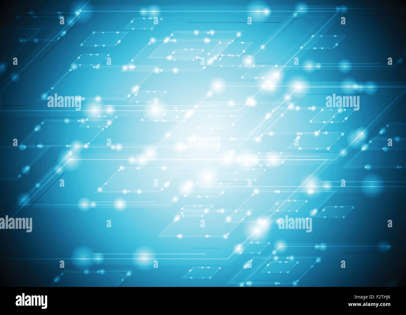 Abstract shiny blue tech background. Vector design Stock Vector Image ...