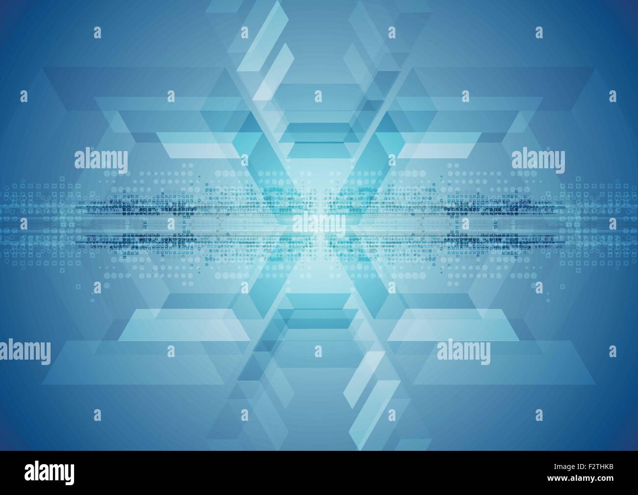 Blue technology geometric background. Vector design Stock Vector Image ...