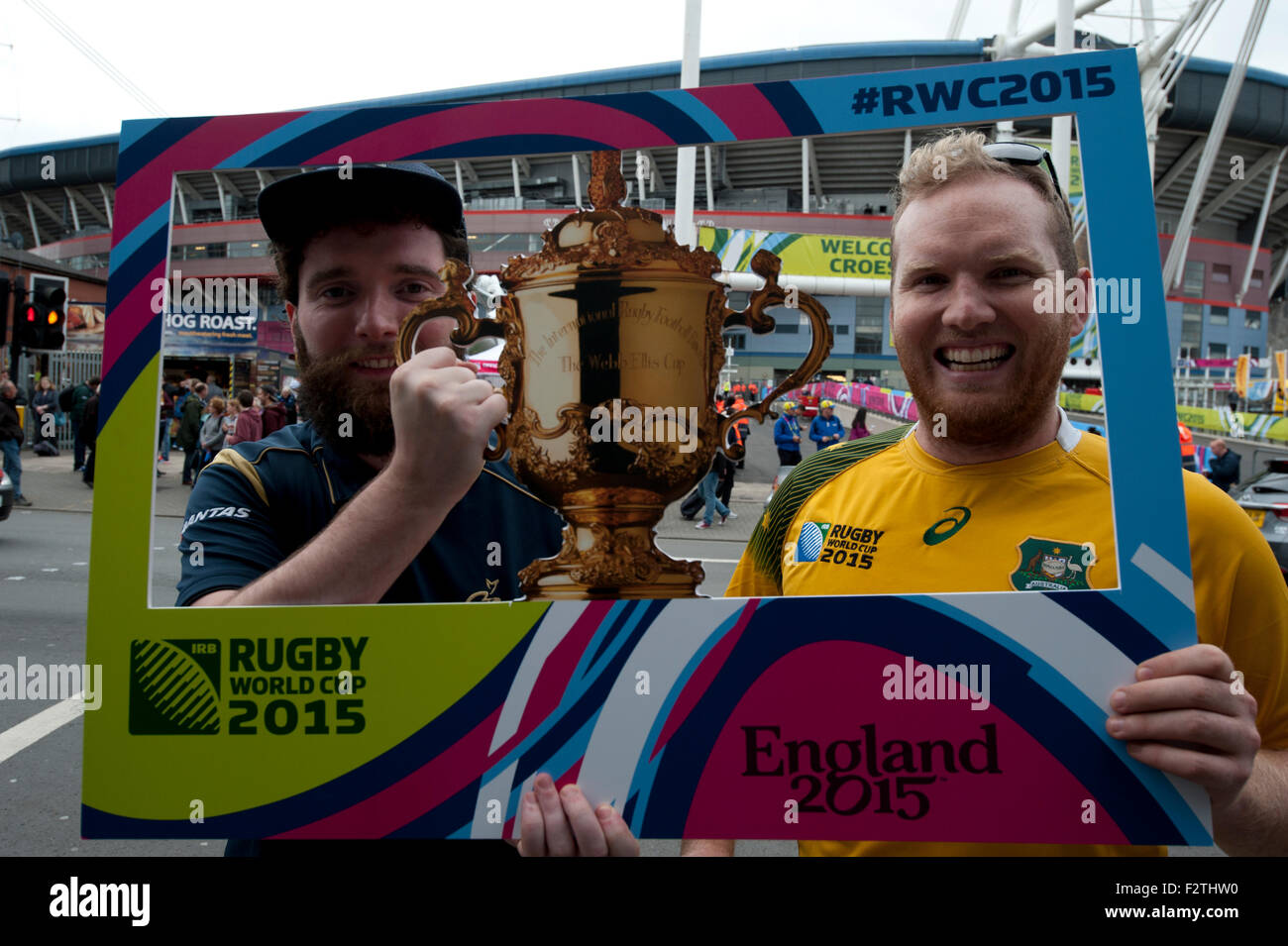 Cardiff, Wales, UK. 23rd September, 2015. Australia versus Fuji at ...