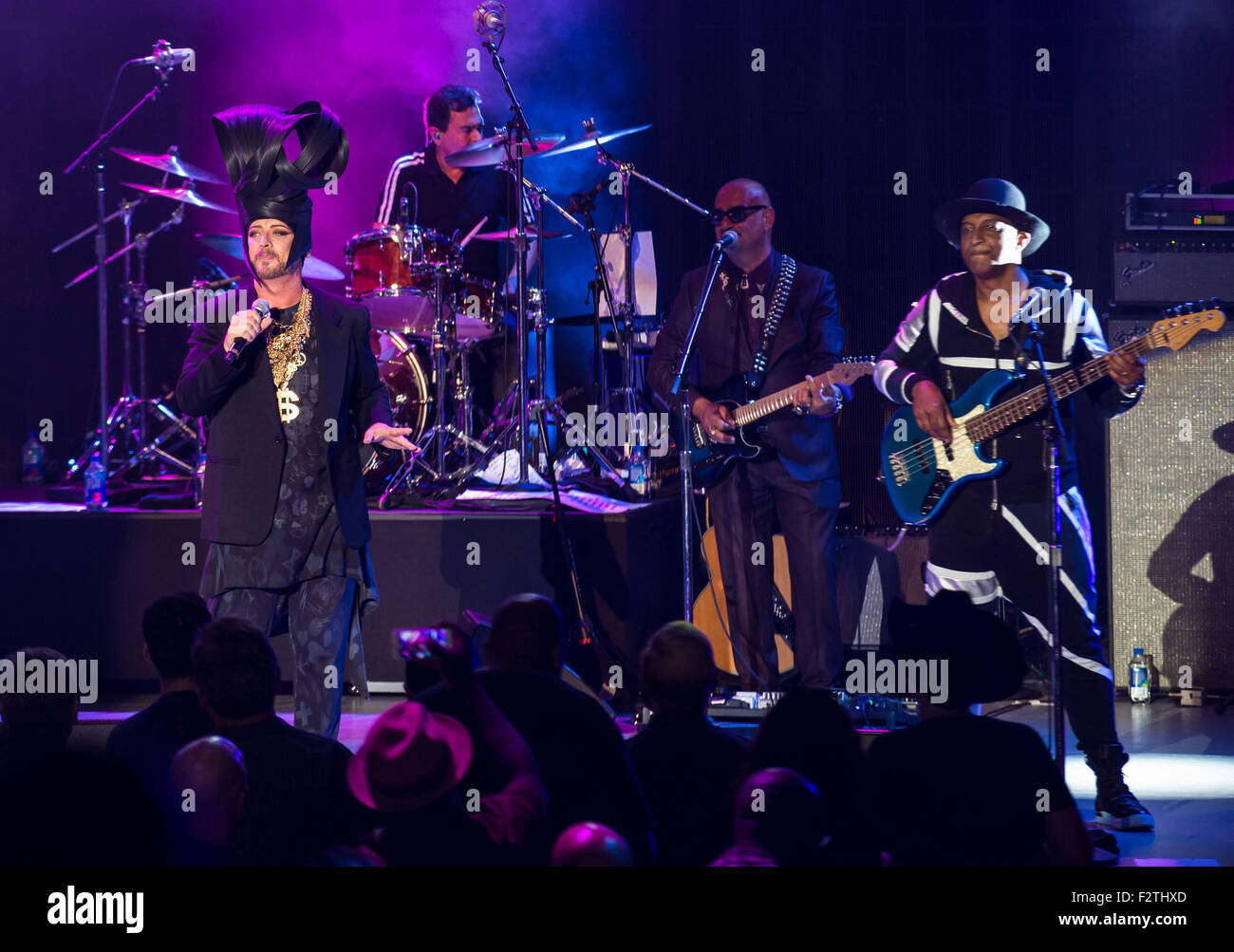 Culture Club perform live at the Greek Theater Featuring: Boy George ...