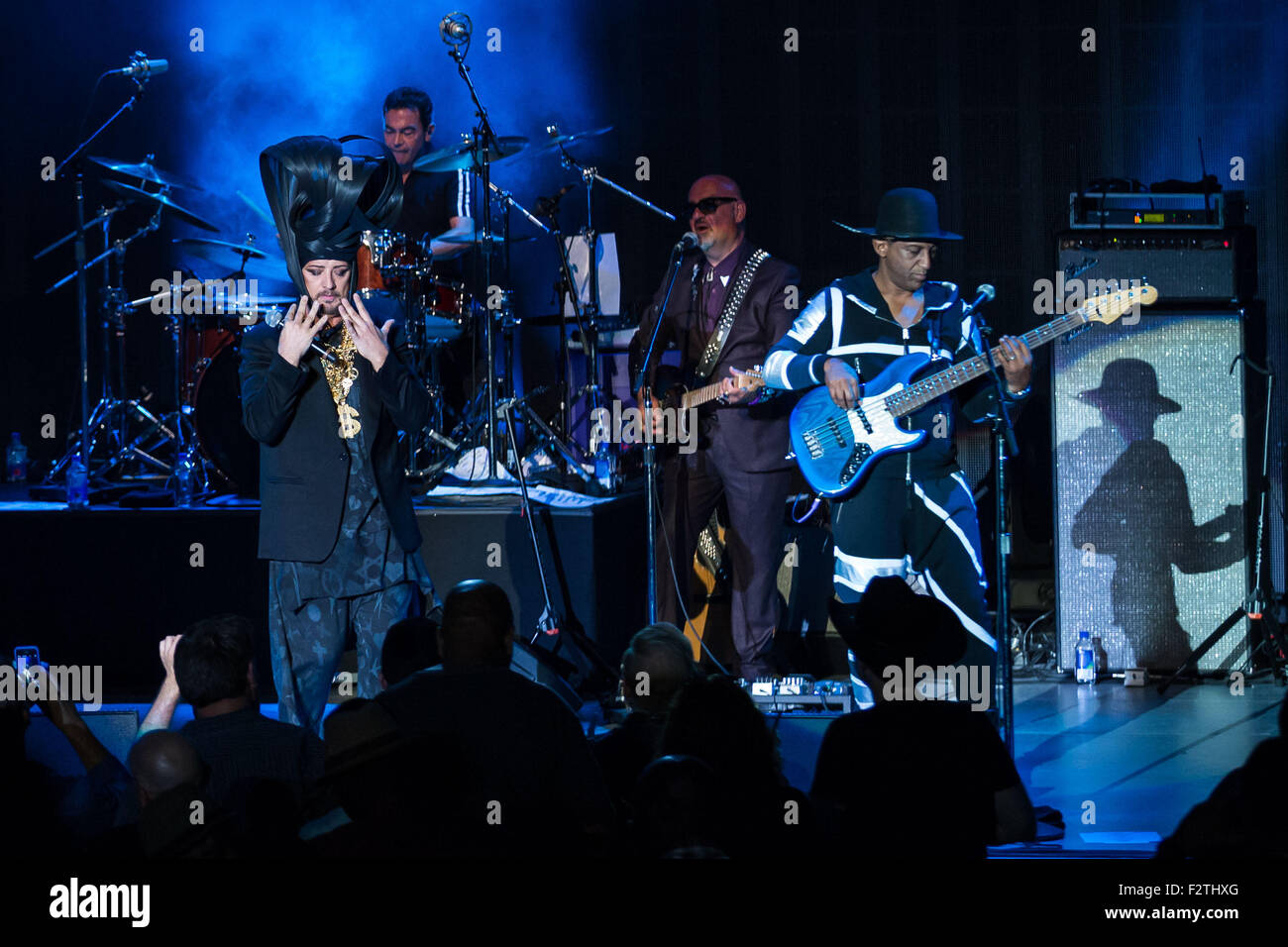Culture Club perform live at the Greek Theater Featuring: Boy George ...