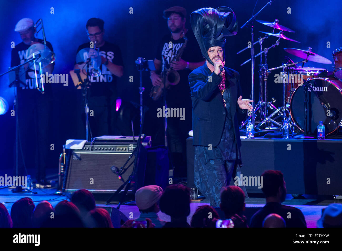 Culture Club perform live at the Greek Theater Featuring: Boy George ...