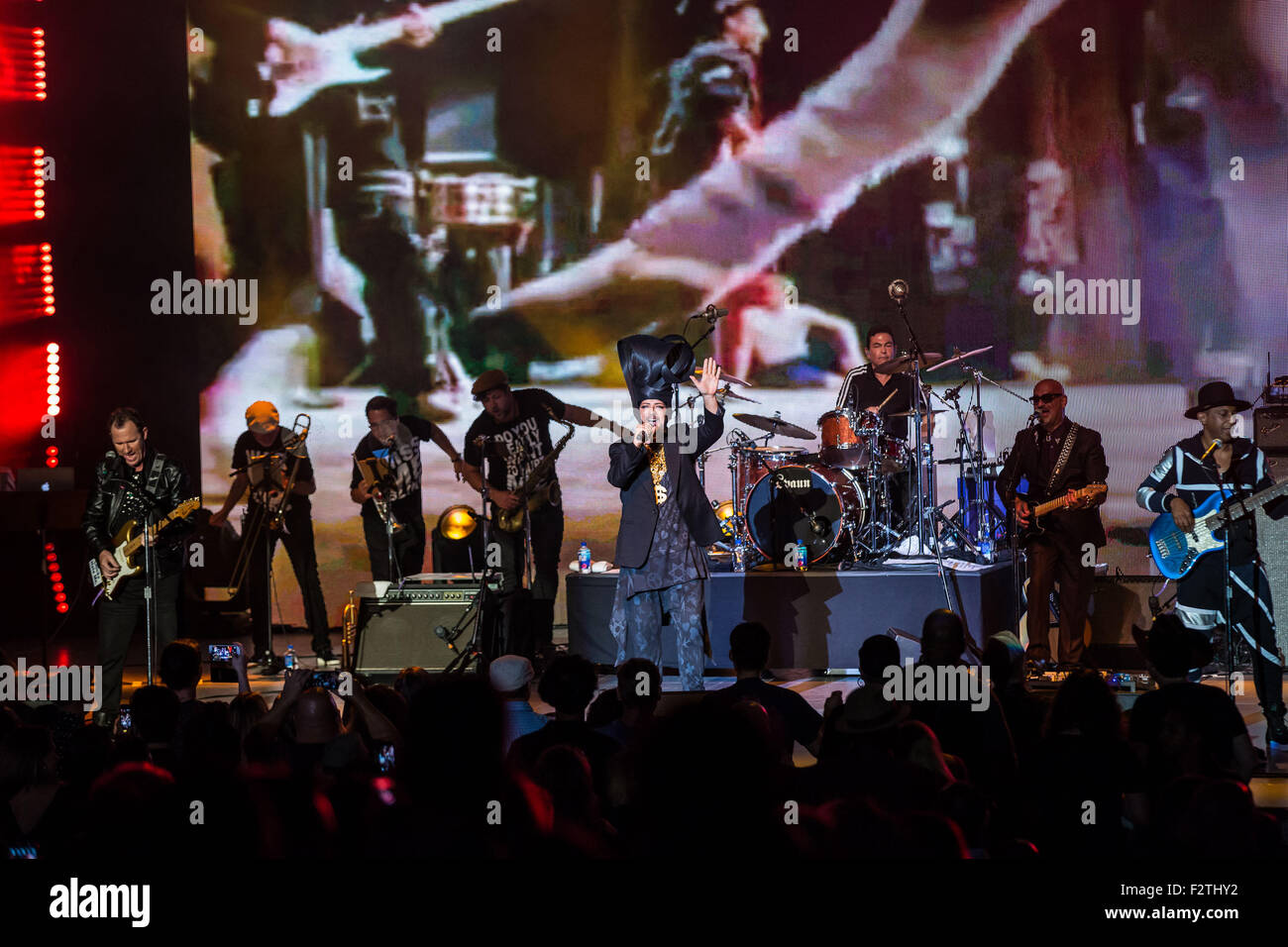 Culture Club perform live at the Greek Theater Featuring: Boy George ...
