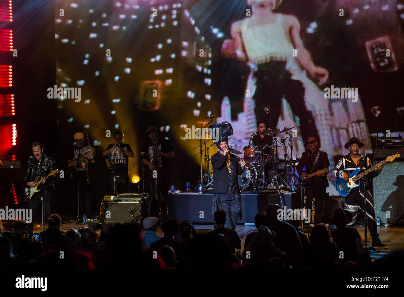 Culture Club perform live at the Greek Theater Featuring: Boy George ...