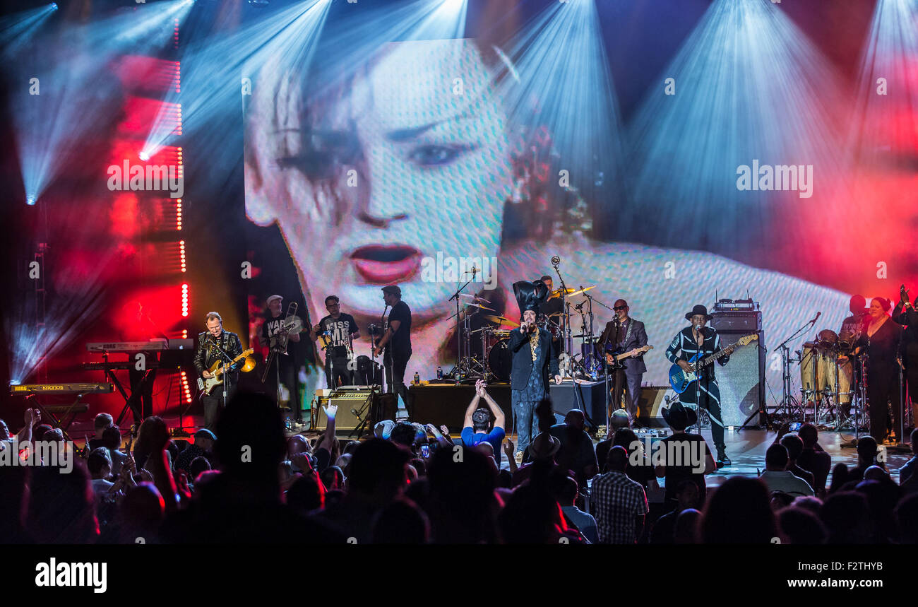Culture Club perform live at the Greek Theater Featuring: Boy George ...