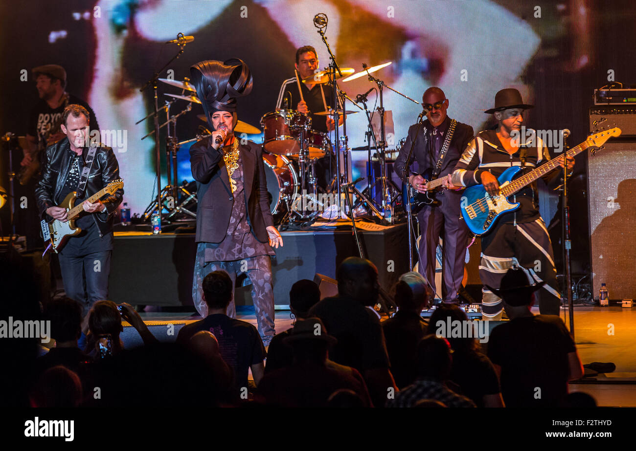 Culture Club perform live at the Greek Theater Featuring: Boy George ...