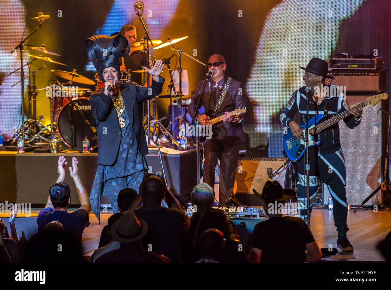 Culture Club perform live at the Greek Theater Featuring: Boy George ...