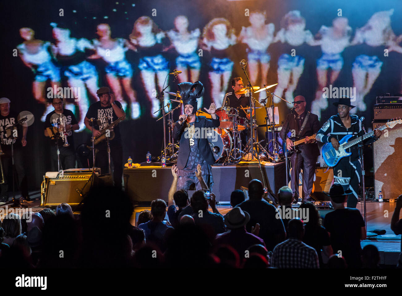 Culture Club perform live at the Greek Theater Featuring: Boy George ...