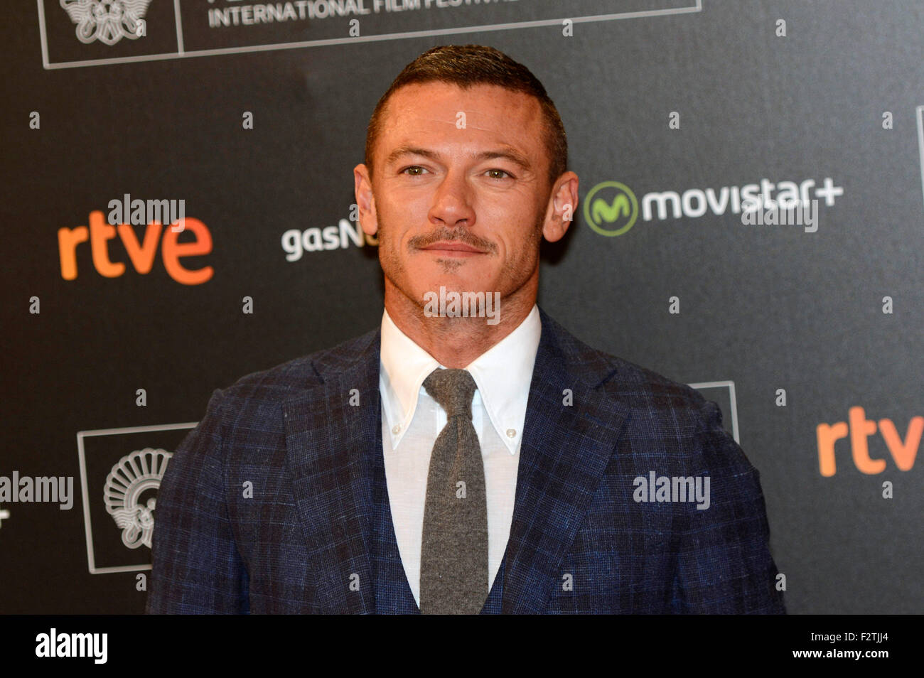Luke Evans attends to the premiere of the film "High Rise" during the ...