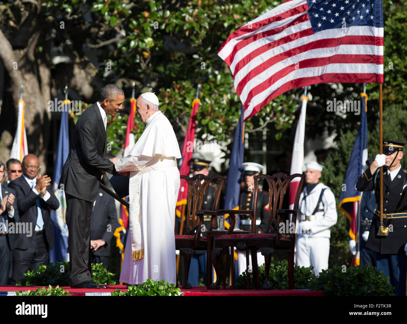 United States President Barack Obama hosts an Official State Welcome ...