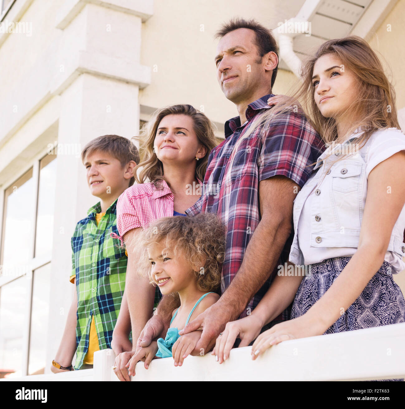 Big happy family Stock Photo - Alamy
