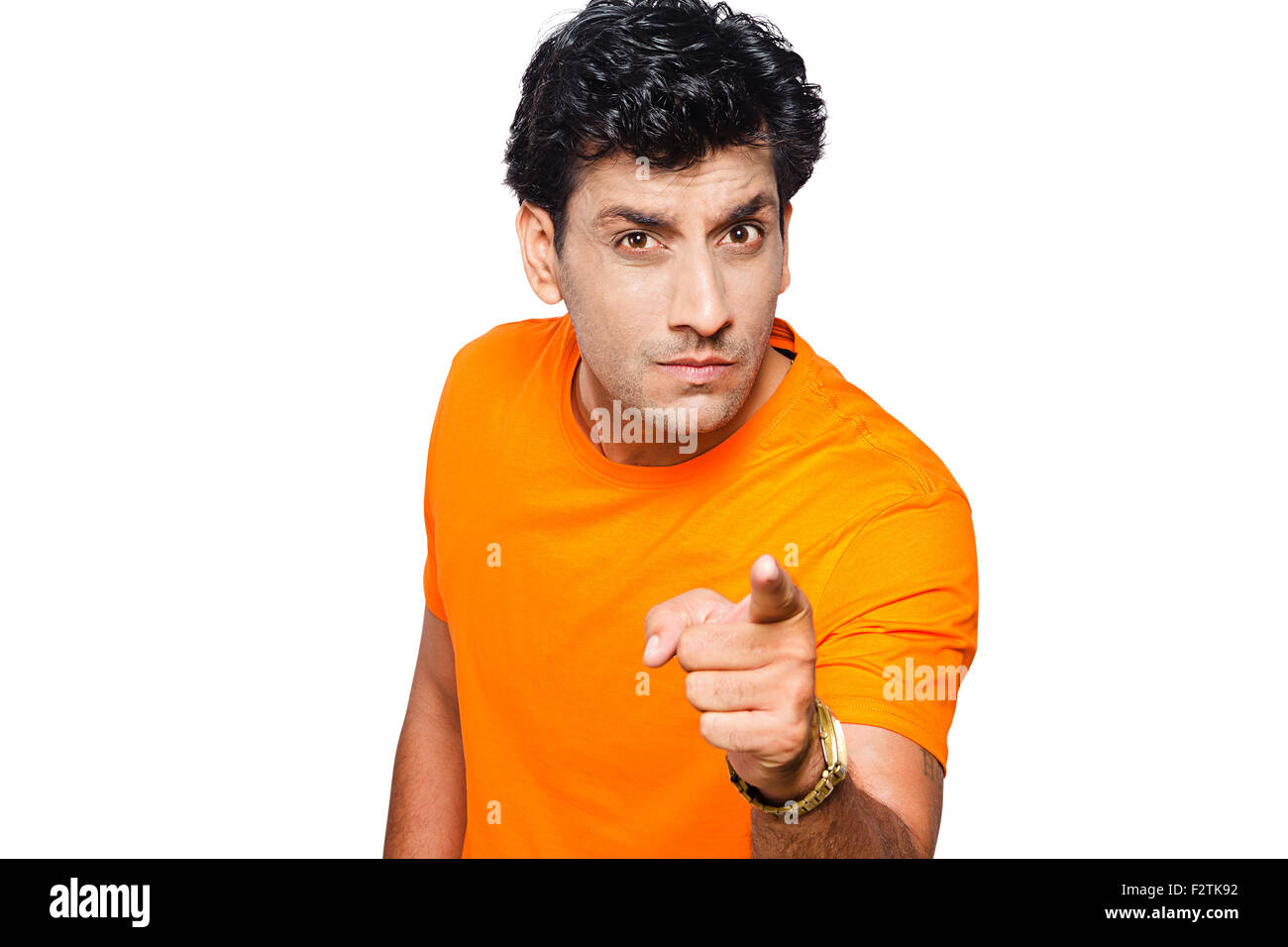 Angry man pointing finger on hi-res stock photography and images - Alamy