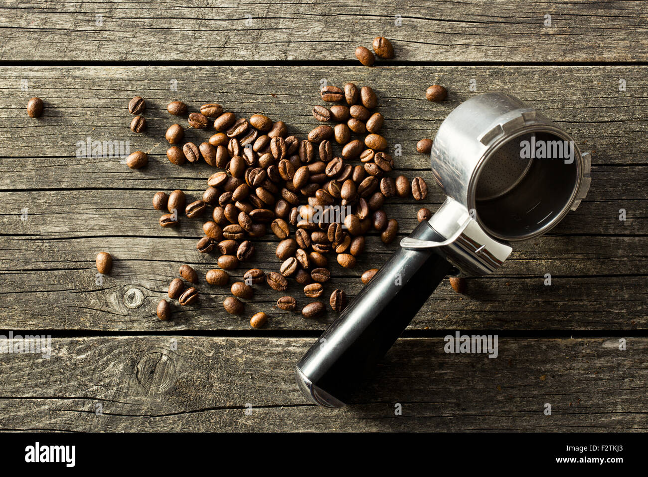 Top view espresso portafilter hi-res stock photography and images - Alamy