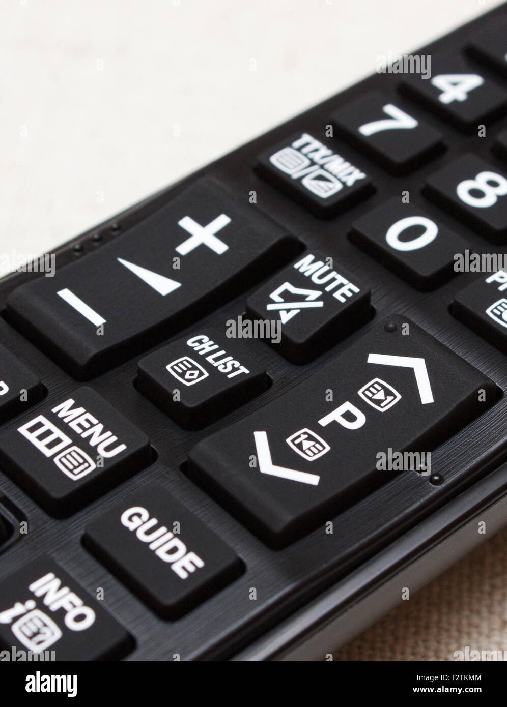 Infrared remote control with tv hi-res stock photography and images - Alamy