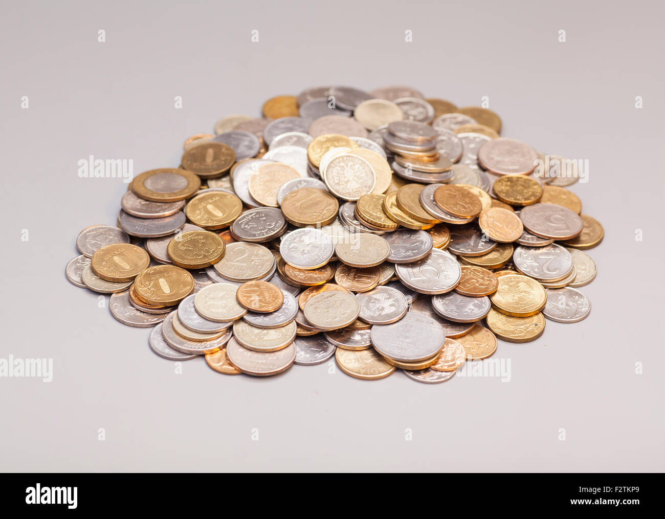 Savings piles coins dollar hi-res stock photography and images - Alamy