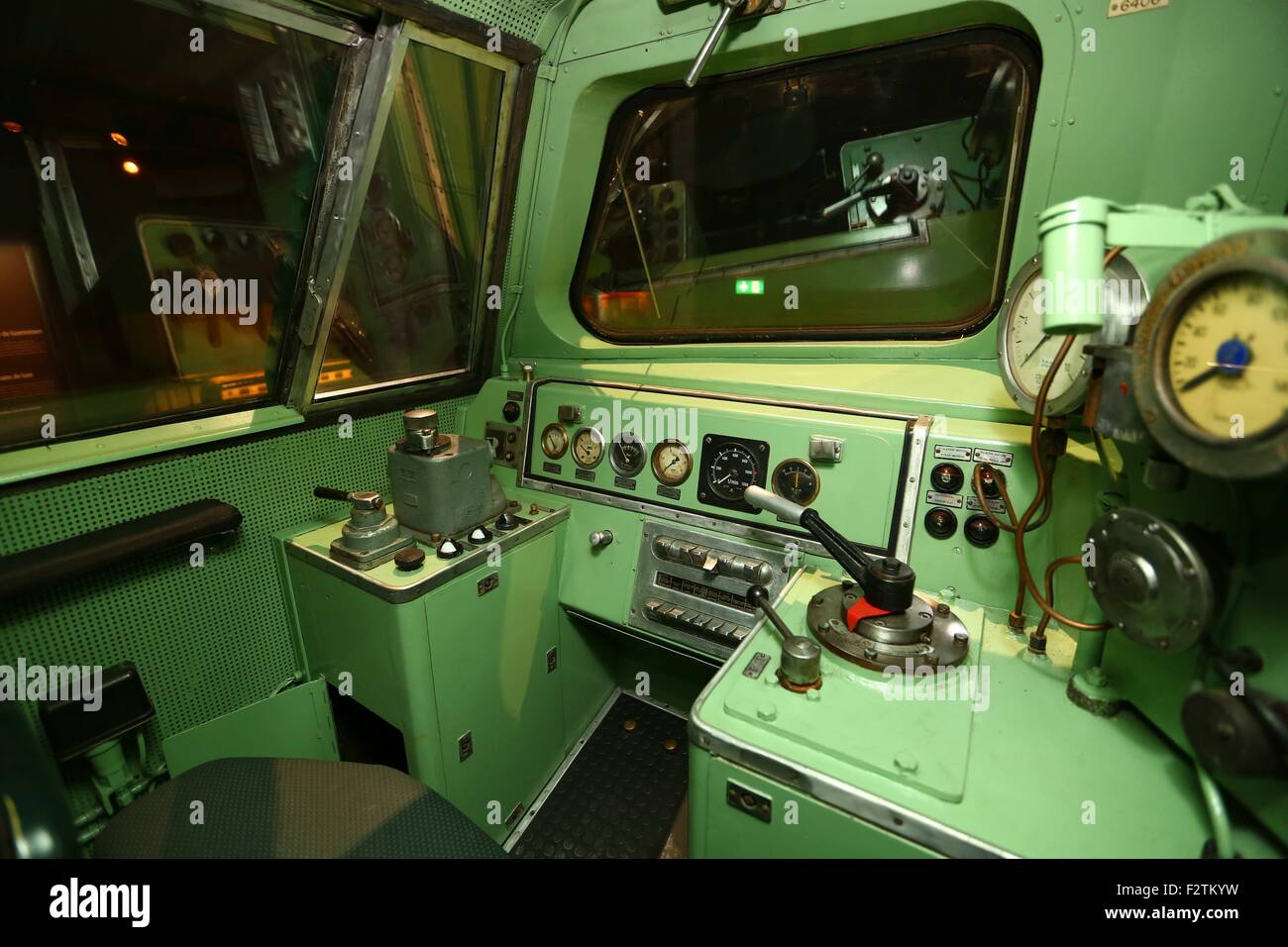 Train drivers cabin hi-res stock photography and images - Alamy