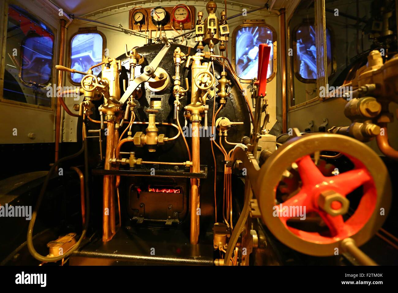 Train drivers cabin hi-res stock photography and images - Alamy