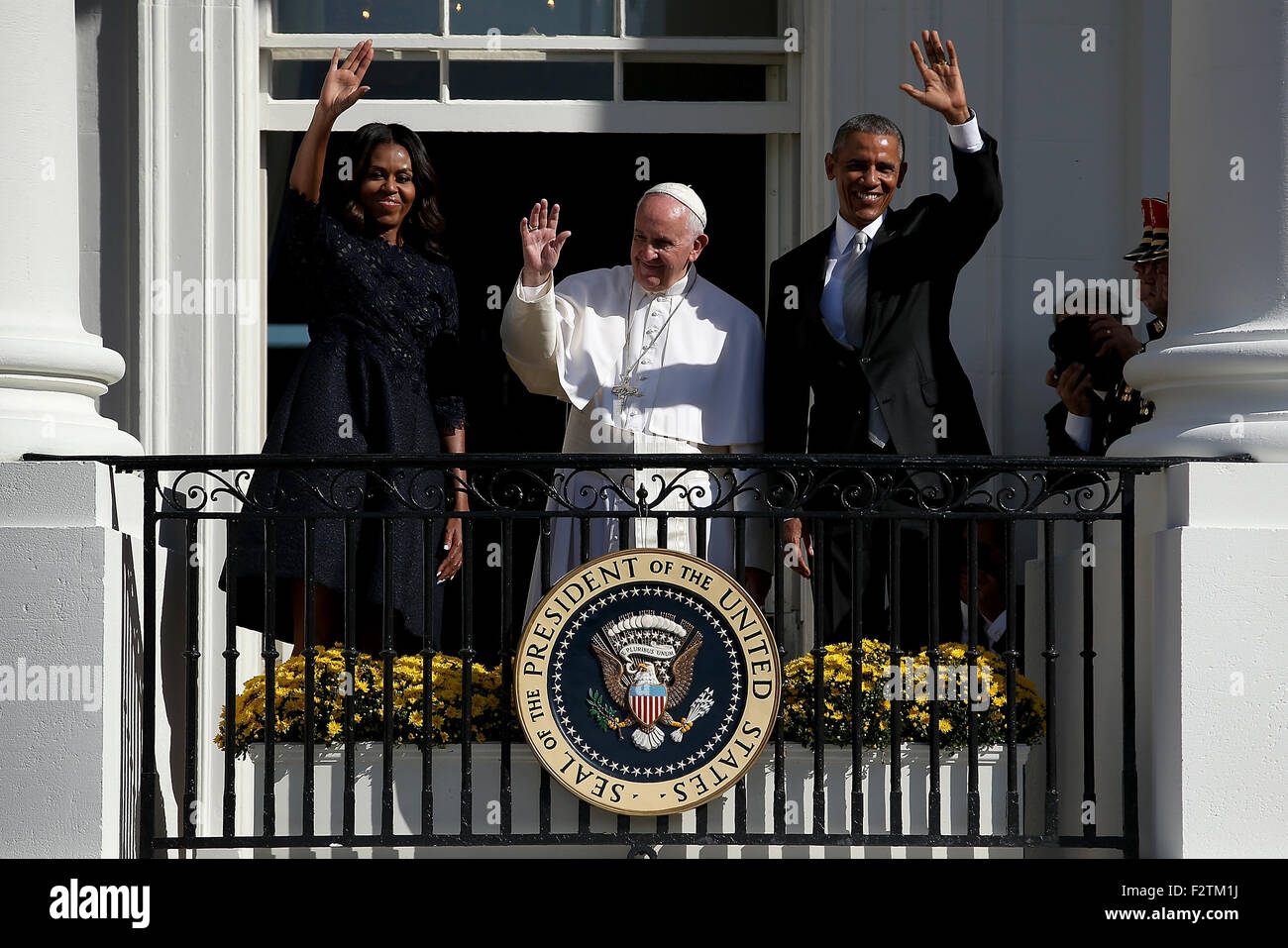 Washington, DC. 23rd Sep, 2015. (L to R) First lady Michelle Obama ...