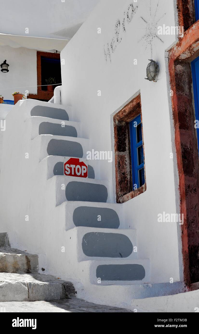 Greek stop sign greece High Resolution Stock Photography and Images - Alamy