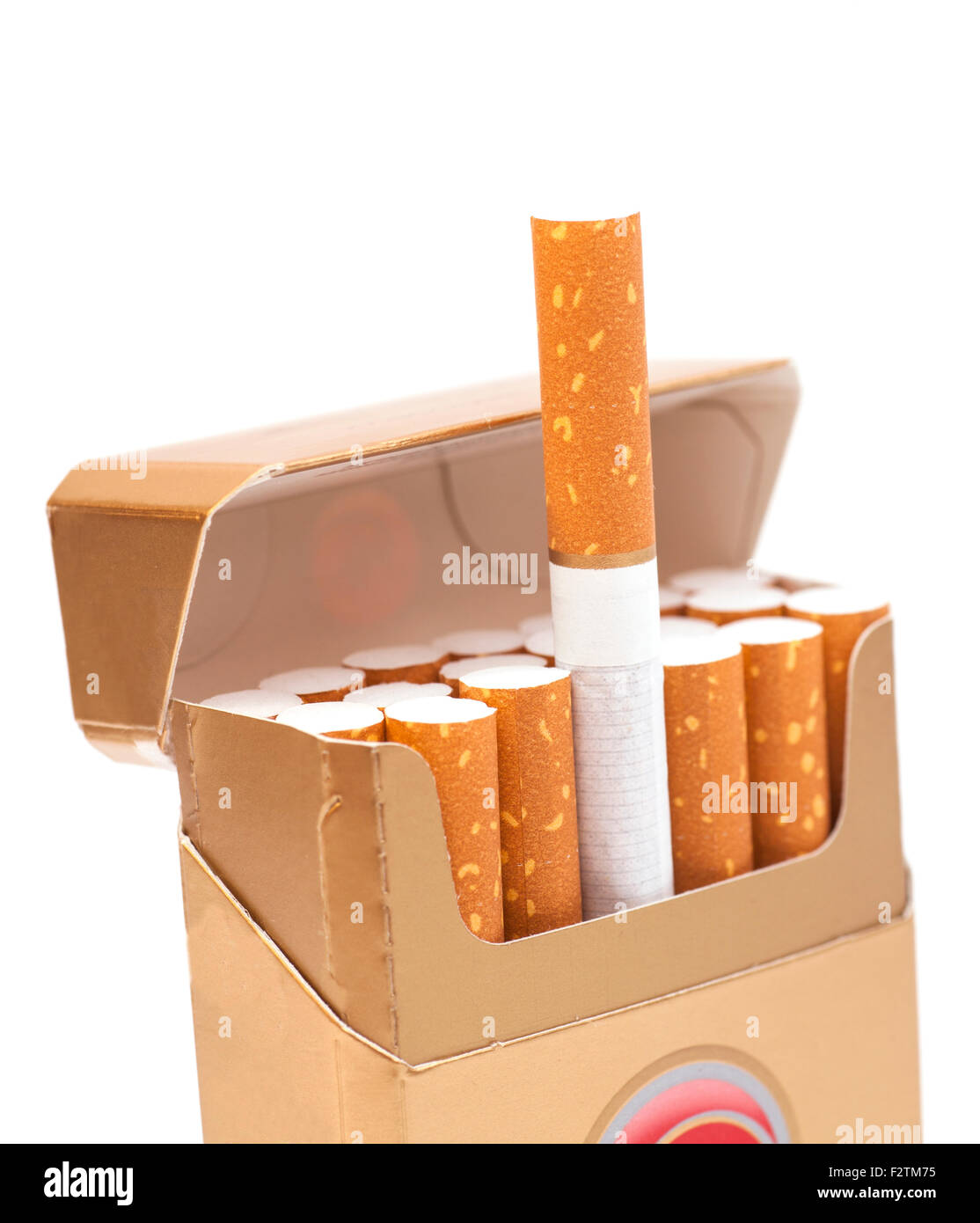 Box of cigarettes, isolated on a white Stock Photo - Alamy